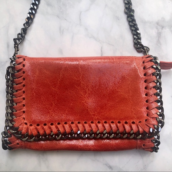 German Fuentes | Bags | German Fuentes Chained Leather Crossbody Bag ...